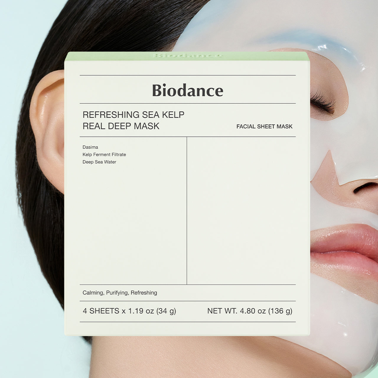 Refreshing Sea Kelp Real Deep Mask – Biodance | Better Formula for ...