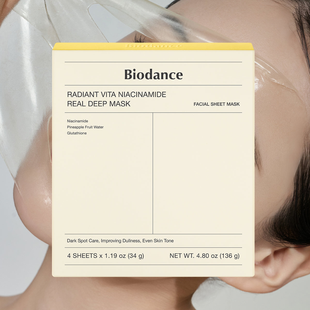 Radiant Vita Niacinamide Real Deep Mask – Biodance | Better Formula for ...